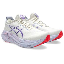 Laufschuh asics "GEL-NIMBUS 27 TOKYO", Herren, Gr. 46,5, lila (cream, edo lila), Textil, Schuhe Laufschuh