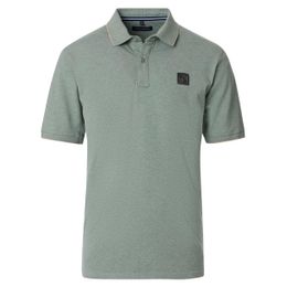 Poloshirt Casamoda "Casamoda Polo-Shirt uni", Herren, Gr. L, t&uuml;rkis, 95% Baumwolle, 5% Elasthan, Shirts
