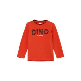 s.Oliver Shirt Jungen Gr&ouml;&szlig;e 92 orangerot / schwarz / wei&szlig;