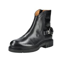 Stiefelette sneaky steve "sneaky steve Stiefelette Leder", Damen, Gr. 38, schwarz, Leder, Schuhe Stiefelette