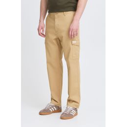 Cargohose Blend "BHMaddox", Herren, Gr. 34, L&auml;nge 32, cornstalk, Twill, 98% Baumwolle, 2% Elasthan, unifarben, Basic, normal normal, Hosen Cargohose, Moderne Cargohose mit Taschen