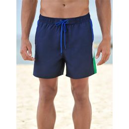 Badehose feel good, Herren, Gr. 8, Normalgr&ouml;&szlig;en, blau (marine), Polyester, Badehosen Badehose