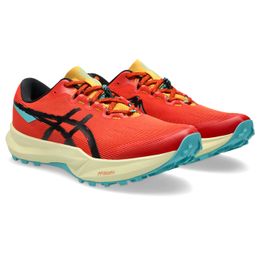 Trailrunningschuh asics "FUJI LITE 6", Herren, Gr. 44,5, schwarz (rot clay, schwarz), Textil, Schuhe, leichter Trailrunningschuhe