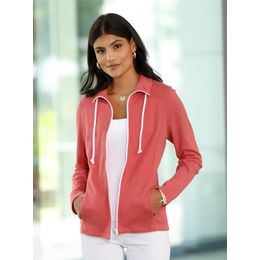 Shirtjacke Classic Basics "Shirtjacke", Damen, Gr. 44, pink (grapefruit), 100% Baumwolle, unifarben, Shirts Shirtjacke