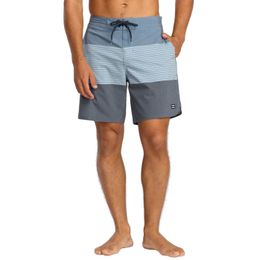 Boardshorts Billabong "73 Low Tide 17"", Herren, Gr. 36(XL), blau (steel blau), 72% Polyester, 20% Baumwolle, 8% Elasthan, Hosen