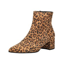 H&ouml;gl Stiefelette H&Ouml;GL "H&ouml;gl Stiefelette Veloursleder", Damen, Gr. 41,5, leopard, Veloursleder, Schuhe Stiefelette