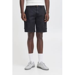 Cargoshorts Blend "BHMorgan", Herren, Gr. XXL, US-Gr&ouml;&szlig;en, schwarz, Web, 97% Baumwolle, 3% Elasthan, unifarben, normal kurz, Hosen, L&auml;ssige Cargo-Shorts mit Taschen