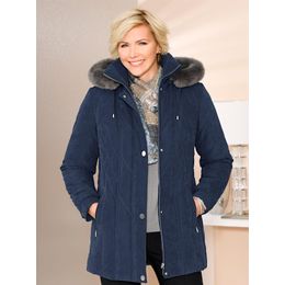 Winterjacke CLASSIC, Damen, Gr. 42, blau (marine), 85% Polyester, 15% Polyamid, unifarben, Jacken Winterjacke