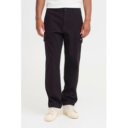 Cargohose Blend "BHMaddox", Herren, Gr. 38, L&auml;nge 32, schwarz, Twill, 98% Baumwolle, 2% Elasthan, unifarben, Basic, normal normal, Hosen Cargohose, Moderne Cargohose mit Taschen
