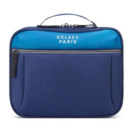 Delsey Paris Kulturtasche 'Brochant 3 ' Herren Gr&ouml;&szlig;e XS/XL blau / gelb / wei&szlig;