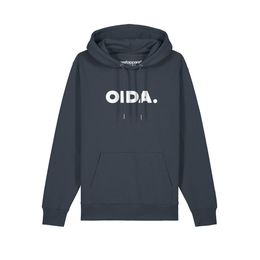 Watapparel Sweatshirt ' Oida ' Herren Gr&ouml;&szlig;e XS anthrazit / wei&szlig;
