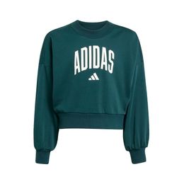 adidas Sportswear Sweatshirt Jungen Gr&ouml;&szlig;e 152 smaragd / wei&szlig;