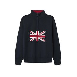Hackett London Pullover Jungen Gr&ouml;&szlig;e 164/170 navy / rot / wei&szlig;