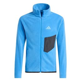 adidas terrex Athletic Fleece Jacket boy Blue size 164