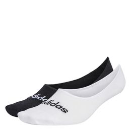 adidas Performance Athletic Socks 'Thin Linear Ballerina 2 Pairs' male Black, White size XS