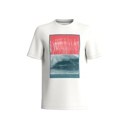 s.Oliver T-Shirt Herren Gr&ouml;&szlig;e L petrol / melone / offwhite