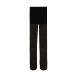 WE Fashion Strumpfhose M&auml;dchen Gr&ouml;&szlig;e 134/140 gold / schwarz