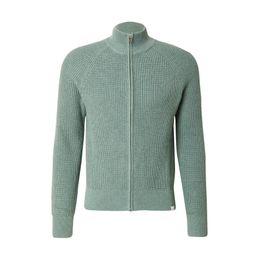 Nowadays Knit Cardigan male Green size XXL