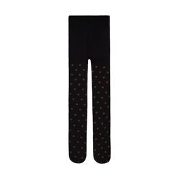 WE Fashion Strumpfhose M&auml;dchen Gr&ouml;&szlig;e 134/140 gold / schwarz