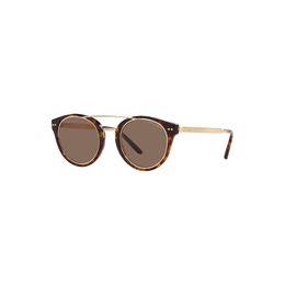 Polo Ralph Lauren Sonnenbrille '0RL8210 49' Herren Gr&ouml;&szlig;e 49 dunkelbraun / gold