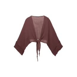 Pull&Bear Pull&Bear Bluse Damen Gr&ouml;&szlig;e XS/S schoko