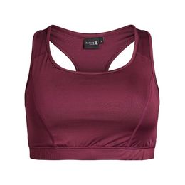 Active by Zizzi Sport-BH 'Adory' Damen Gr&ouml;&szlig;e 5XL/6XL weinrot