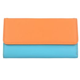mywalit Wallet 'Tri-fold' female Blue, Orange size One Size
