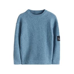 next Pullover Jungen Gr&ouml;&szlig;e 110 taubenblau / schwarz