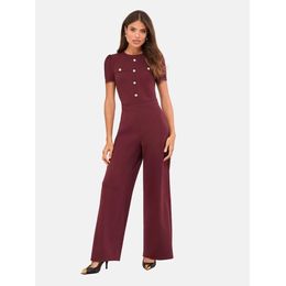 Lipsy Jumpsuit Damen Gr&ouml;&szlig;e XXL burgunder