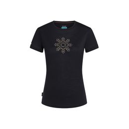 Icebreaker T-Shirt 'Sphere' Damen Gr&ouml;&szlig;e XL hellbeige / schwarz