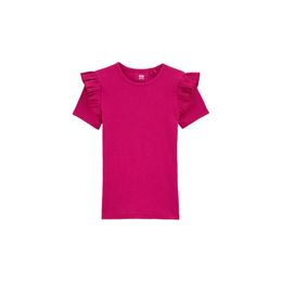 WE Fashion T-Shirt 'Meisjes' M&auml;dchen Gr&ouml;&szlig;e 98/104 dunkelpink