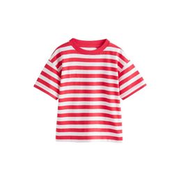 next T-Shirt Jungen Gr&ouml;&szlig;e 104 rot / wei&szlig;