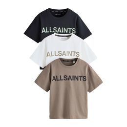 smALLSAINTS T-Shirt Jungen Gr&ouml;&szlig;e 116 braun / schwarz / wei&szlig;