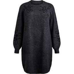 ZIZZI Strickkleid 'Malva' Damen Gr&ouml;&szlig;e 9XL/10XL dunkelgrau