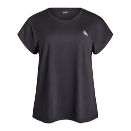 ZIZZI Performance Shirt 'Abasic' female Black size XXXL