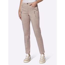 Heine Pants female Beige size 34