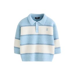next Pullover Jungen Gr&ouml;&szlig;e 68 blue denim / hellblau / wollwei&szlig;