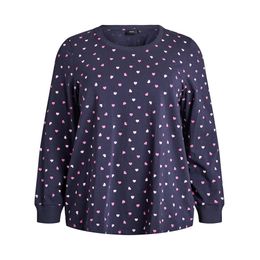 ZIZZI Pajama Shirt 'MHANNY' female Blue size S