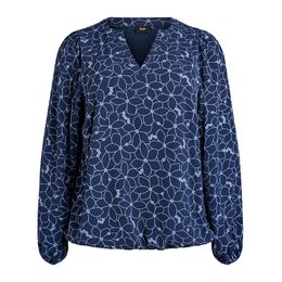 ZIZZI Blouse 'Cabine' female Blue size XXL