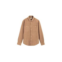 Scalpers Button Up Shirt 'Saint Corduroy' male Beige size 45