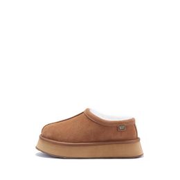 AUSTRALIA LUXE COLLECTIVE Hausschuhe ' OUTBACK PLATFOAM ' Damen Gr&ouml;&szlig;e 37 braun