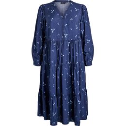 ZIZZI Kleid 'NABILA' Damen Gr&ouml;&szlig;e 58/60 blau / navy Winterkleid