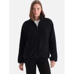 Dagi Fleece Jacket female Black size S