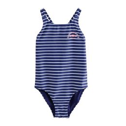 next Badeanzug M&auml;dchen Gr&ouml;&szlig;e 146 navy / ros&eacute; / wei&szlig;