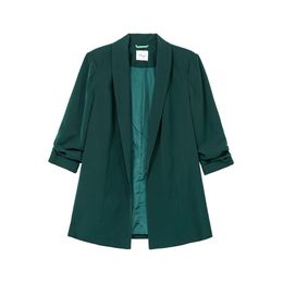 sheego Blazer Damen Gr&ouml;&szlig;e 58 dunkelgr&uuml;n