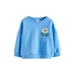 next Sweatshirt girl Blue size 9-12 mths