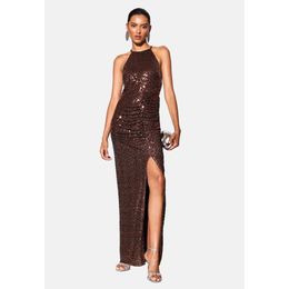 Lipsy Abendkleid Damen Gr&ouml;&szlig;e 44 bronze Winterkleid