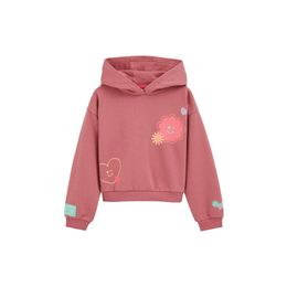 WE Fashion Sweatshirt M&auml;dchen Gr&ouml;&szlig;e 98/104 aqua / gelb / pink / altrosa
