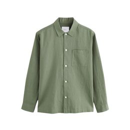next Button Up Shirt male Green size 5XL