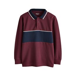 next Poloshirt Jungen Gr&ouml;&szlig;e 116 navy / beere / wei&szlig;